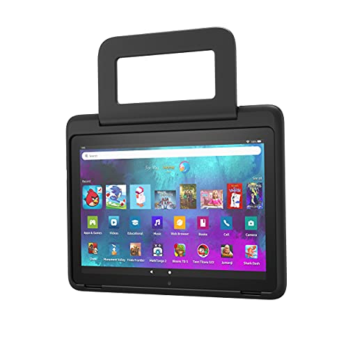 Amazon Kid-Friendly Case for Fire HD 10 tablet (Only compatible with 11th generation tablet, 2021 release), Black