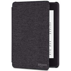 kindle paperwhite water-safe fabric cover (10th generation-2018), charcoal black