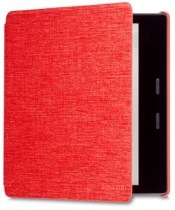 kindle oasis water-safe fabric cover, punch red