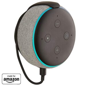 made for amazon mount for echo dot (3rd gen) – black