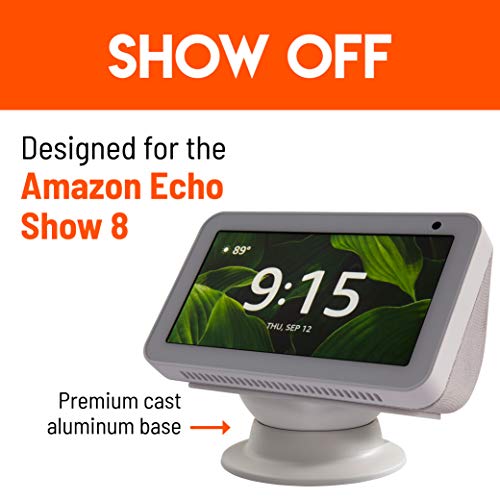 Made for Amazon Tilt + Swivel Stand, for the Echo Show 8 (2021 Release)