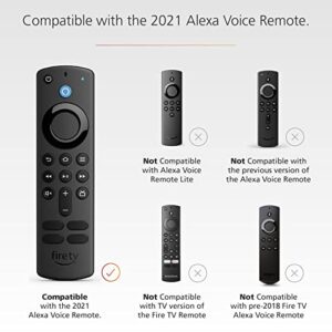 Made for Amazon Remote Cover Case, for Alexa Voice Remote (3rd Gen) - Red