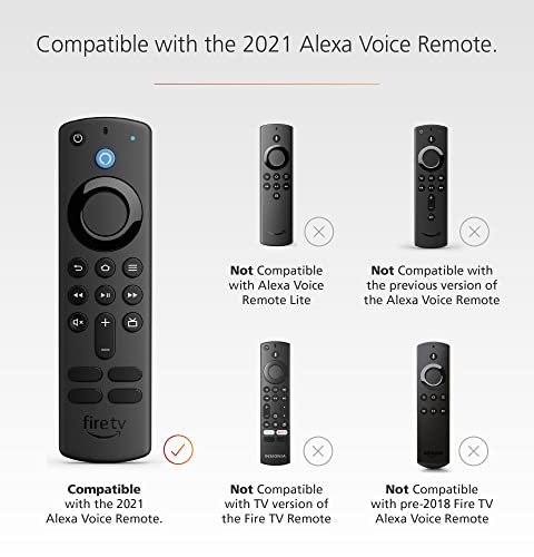 Made for Amazon Remote Cover Case, for Alexa Voice Remote (3rd Gen) - Red