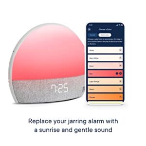 Hatch Restore - Sound Machine, Smart Light, Personal Sleep Routine, Bedside Reading Light, Wind Down Content and Sunrise Alarm Clock for Gentle Wake Up