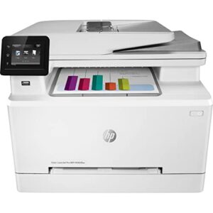 hp color laserjet pro m283fdw wireless all-in-one laser printer, remote mobile print, scan & copy, duplex printing, works with alexa (7kw75a)