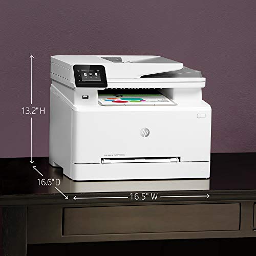 HP Color LaserJet Pro M283fdw Wireless All-in-One Laser Printer, Remote Mobile Print, Scan & Copy, Duplex Printing, Works with Alexa (7KW75A)