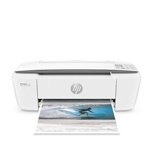 hp deskjet 3755 compact all-in-one wireless printer, hp instant ink, works with alexa – stone accent (j9v91a)