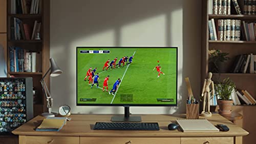 SAMSUNG M5 Series 32-Inch FHD 1080p Smart Monitor & Streaming TV (Tuner-Free), Netflix, HBO, Prime Video, & More, Apple Airplay, Bluetooth, Built-in Speakers, Remote Included (LS32AM500NNXZA)