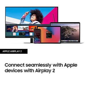 SAMSUNG M5 Series 32-Inch FHD 1080p Smart Monitor & Streaming TV (Tuner-Free), Netflix, HBO, Prime Video, & More, Apple Airplay, Bluetooth, Built-in Speakers, Remote Included (LS32AM500NNXZA)