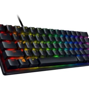 Razer Huntsman Mini 60% Gaming Keyboard: Fast Keyboard Switches - Linear Optical Switches - Chroma RGB Lighting - PBT Keycaps - Onboard Memory - Classic Black