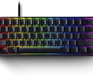 Razer Huntsman Mini 60% Gaming Keyboard: Fast Keyboard Switches - Linear Optical Switches - Chroma RGB Lighting - PBT Keycaps - Onboard Memory - Classic Black