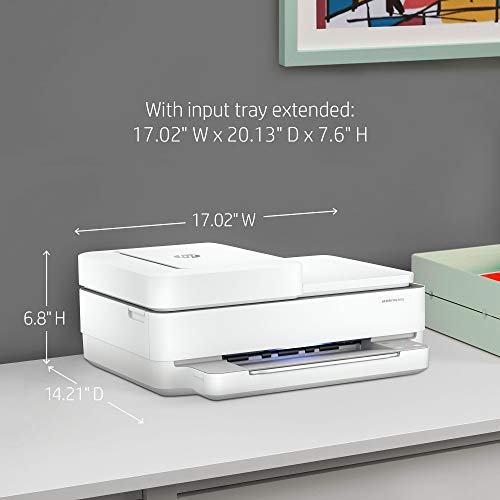 HP ENVY Pro 6455 Wireless All-in-One Printer, Mobile Print, Scan & Copy, Auto Document Feeder, HP Instant Ink ready, Works with Alexa (5SE45A)