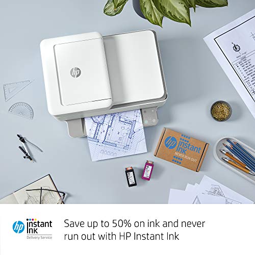 HP ENVY Pro 6455 Wireless All-in-One Printer, Mobile Print, Scan & Copy, Auto Document Feeder, HP Instant Ink ready, Works with Alexa (5SE45A)