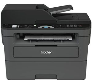 brother monochrome laser, compact all-in one, multifunction printer, mfcl2710dw, wireless networking and duplex printing, amazon dash replenishment ready