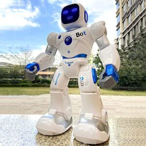 ruko 1088 smart robots for kids, large programmable interactive rc robot with voice control, app control, present for 4 5 6 7 8 9 years old kids boys and girls