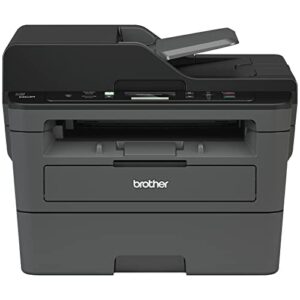 brother monochrome laser printer, compact multifunction printer and copier, dcpl2550dw, refresh subscription and amazon dash replenishment ready, black