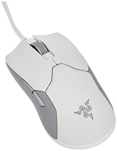 razer viper ultralight ambidextrous wired gaming mouse: 2nd generation razer optical mouse switches – razer 5g optical sensor – 71g lightweight design – speedflex cable – mercury white