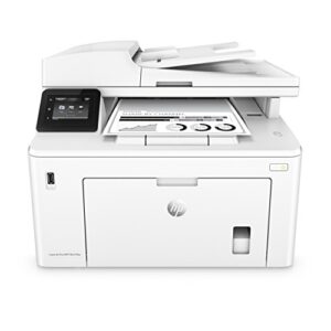 hp laserjet pro mfp m227fdw wireless monochrome all-in-one printer with built-in ethernet & 2-sided printing, works with alexa (g3q75a)