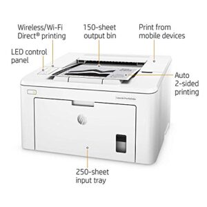 HP LaserJet Pro M203dw Wireless Monochrome Printer with built-in Ethernet & 2-sided printing, works with Alexa (G3Q47A)