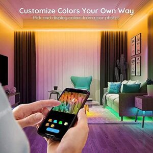 Govee Smart LED Strip Lights, 32.8ft WiFi LED Light Strip with App and Remote Control, Works with Alexa and Google Assistant, Music Sync Lights for Bedroom, Kitchen, TV, Party ( 2 Rolls of 16.4ft)