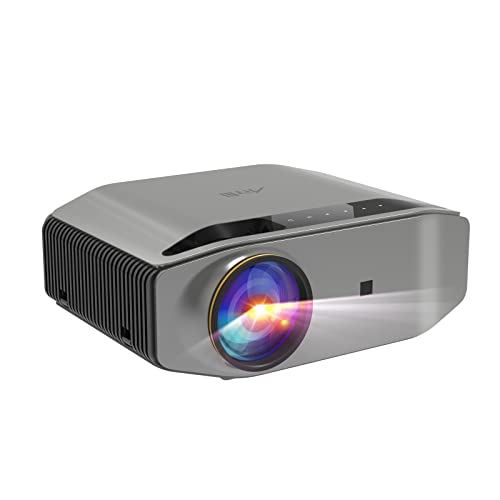 5G WiFi Bluetooth Projector, Artlii Energon2 Outdoor Projector 4K Supported, FHD Native 1080P, Dolby Audio, Wireless & Wired Mirroring,Home Theater Movie Projector Compatible W/ TV Stick, iOS, Android