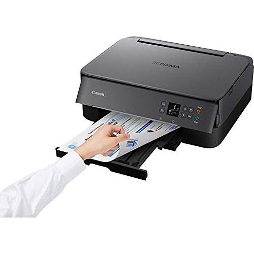 Canon TS5320 All in One Wireless Printer, Scanner, Copier with AirPrint, Black, Amazon Dash Replenishment Ready