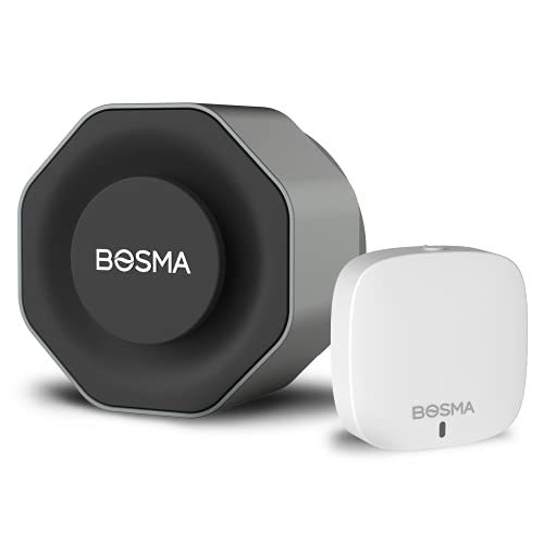 Bosma Aegis Smart Door Lock w/WiFi Gateway, Auto-Unlock & Auto-Lock, Remote Control, APP-Less Guest Access, Break-in Detection, Works with Alexa & Google, Fits Your Existing Single-Cylinder Deadbolt