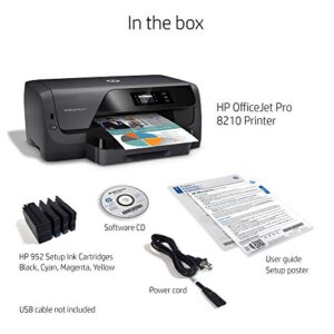 HP OfficeJet Pro 8210 Wireless Color Printer with Mobile Printing, Amazon Dash replenishment ready (D9L64A) (Renewed)