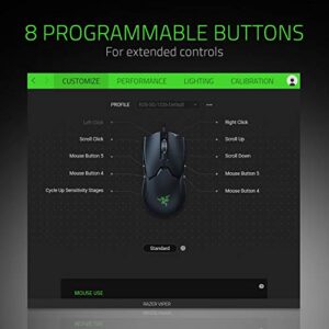 Razer Viper Ultralight Ambidextrous Wired Gaming Mouse: Fastest Mouse Switch in Gaming - 16,000 DPI Optical Sensor - Chroma RGB Lighting - 8 Programmable Buttons - Drag-Free Cord