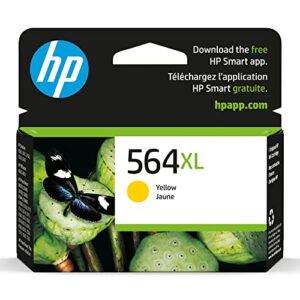 original hp 564xl yellow high-yield ink | works with deskjet 3500; officejet 4620; photosmart b8550, c6300, d5400, d7560, 5510, 5520, 6510, 6520, 7510, 7520, plus, premium, estation series | cb325wn