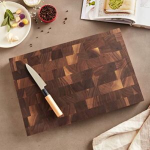 John Boos Walnut Blo WAL-CCB1812-175 Classic Collection Wood End Grain Chopping Block, 18" x 12" x 1.75"