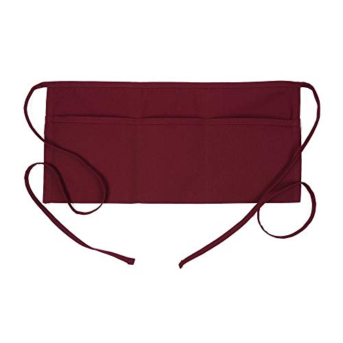 FAME® 3 Pocket Waist Apron - F9 - Burgundy 18130 (WFA83499BU)