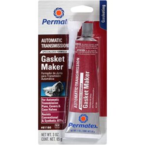 permatex 81180 automatic transmission rtv sealant, 3 oz. tube , gray