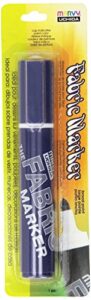 uchida 622-c-33 marvy broad point fabric marker, navy