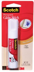 scotch glue stick, .52 oz, acid free and non-toxic (6015)