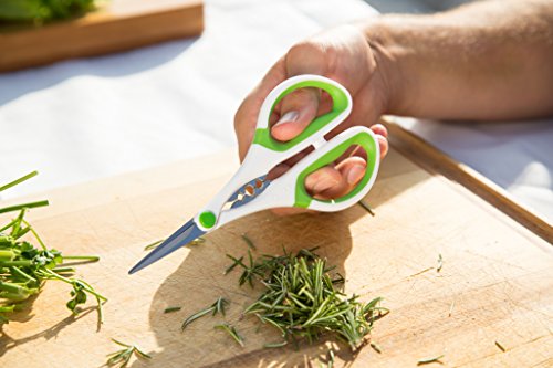 ZYLISS Herb Scissors - Trimming Weeds and Flower Buds 8.5 x 4.2 x 0.4 inches