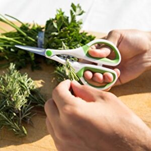 ZYLISS Herb Scissors - Trimming Weeds and Flower Buds 8.5 x 4.2 x 0.4 inches