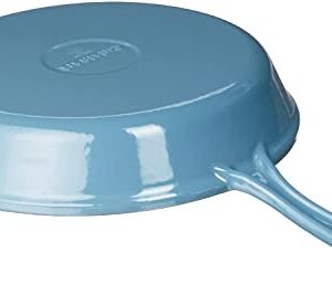 Cuisinart CI22-24BG Chef's Classic Enameled Cast Iron Round Fry Pan, 10-Inch, Provencal Blue