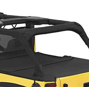 Bestop 9003435 Black Diamond Duster Deck Cover Extension for 2007-2018 Wrangler Unlimited