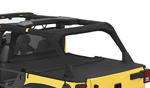 Bestop 9003435 Black Diamond Duster Deck Cover Extension for 2007-2018 Wrangler Unlimited