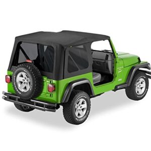 Bestop® 51193-35 Black Diamond Replace-a-Top Soft Top Tinted Windows-No door skins included-No frame hardware included- 2003-2006 Jeep Wrangler (except Unlimited)