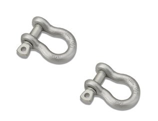 Bestop 42921-00 HighRock 4X4 D-Ring Shackle Set - Set of 2