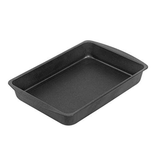 G & S Metal Products Company ProBake Teflon Xtra Nonstick Bake and Roasting Pan, 12.8 inch x 8.9 inch, Charcoal