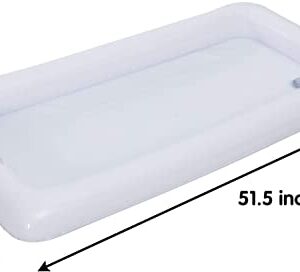 GGI 2 Pack Inflatable Serving Bar Salad Bar With Drain Plug for Picnics, Buffet, Pool Parties