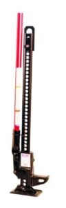 hi-lift jack ej550 36″ equipment agriculture jack, black and red