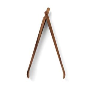 Ironwood Gourmet Spring Salad Tongs, 2.25 x 2.25 x 12 inches