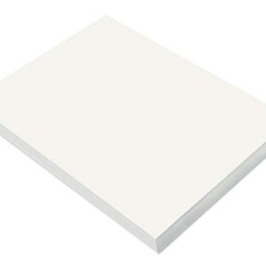 Prang (Formerly SunWorks) Construction Paper, White, 9" x 12", 100 Sheets