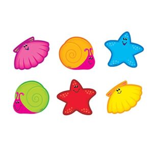 trend enterprises, inc. seashore friends mini accents variety pack, 36 ct