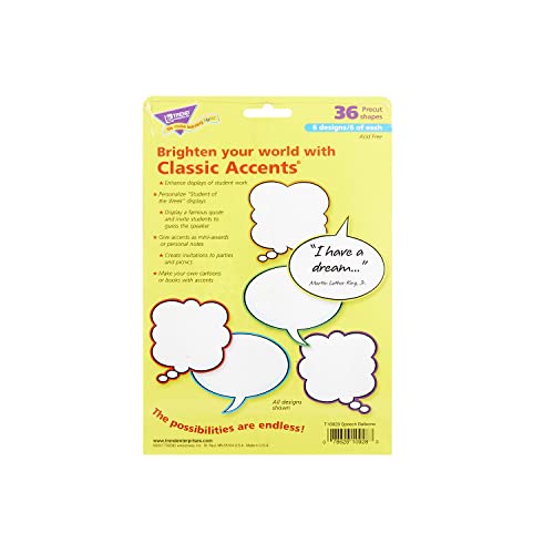 Trend Classic Accents Sticker, Multicolor 36 per Pack