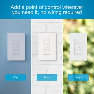 Lutron Pico Smart Remote Control for Caséta Smart Dimmer Switch | PJ2-3BRL-WH-L01R | White